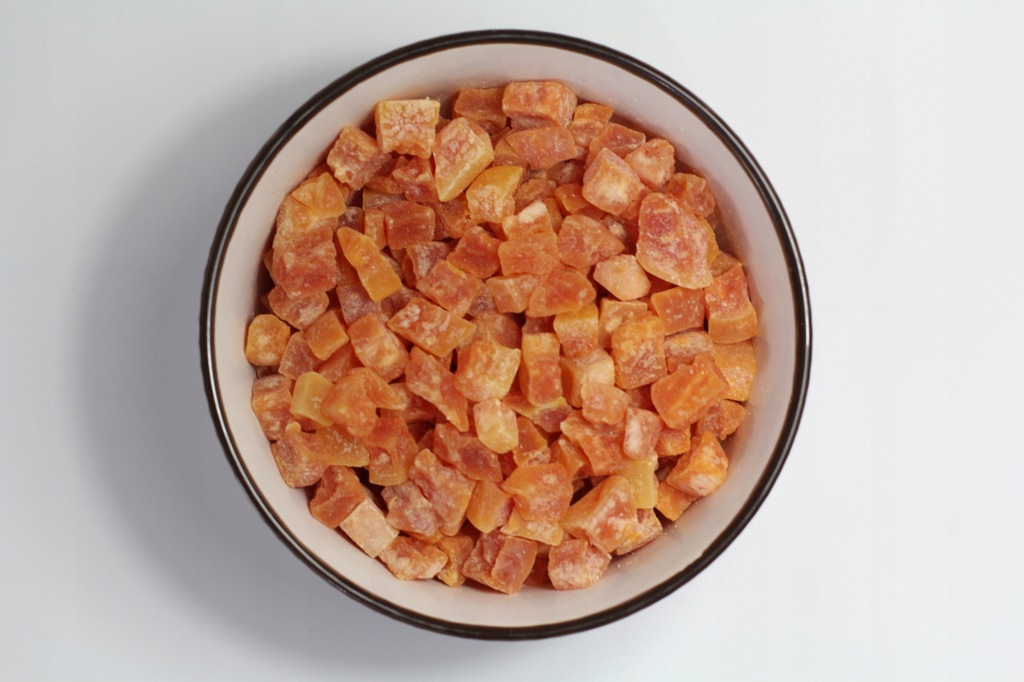 Papaja suszona kandyzowana kostka Tajlandia 250 g - 9974053894 - oficjalne archiwum Allegro