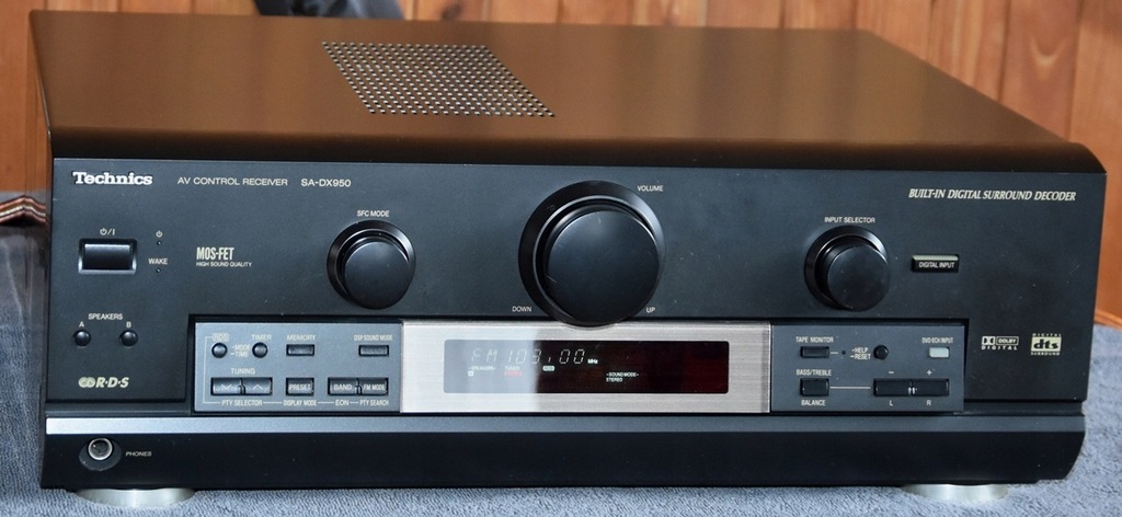 Amplituner Technics SA-DX950 Kino 5x100w Pilot - 12544666702 - oficjalne archiwum Allegro