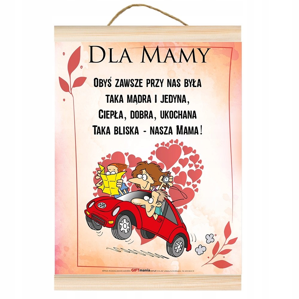 Dyplom dla Mamy od Dzieci na urodziny mamy! - 11892288325 - oficjalne archiwum Allegro