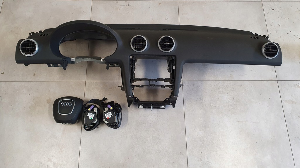 Audi A3 8P Lift Konsola Poduszki Pasy EU - 13354108805 - oficjalne archiwum Allegro