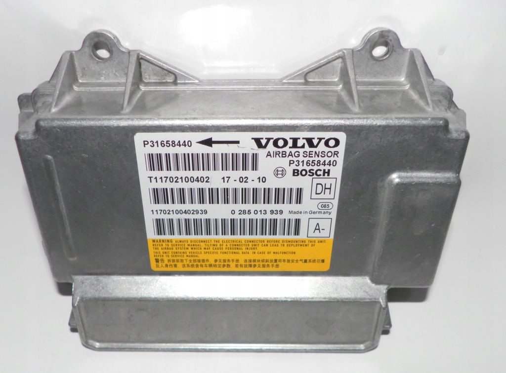 Volvo XC60 V60 Sterownik Airbag poduszek 31658440 - 13416801391 - oficjalne archiwum Allegro