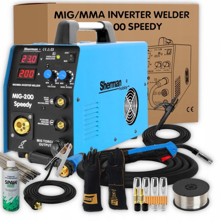 Zestaw Sherman MIG 200 Speedy MIGOMAT Spawarka - 12024231778 - oficjalne archiwum Allegro