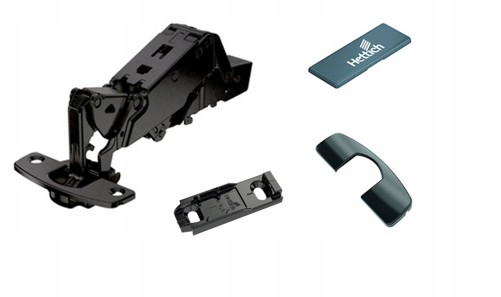 Zawias SenSys 8657i, nakładany, 165° Silent System - ZESTAW ...