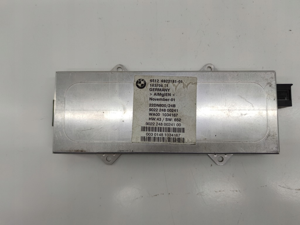 MODUŁ WZMACNIACZ ANTENY STEROWNIK TUNER RADIA BMW E65 E66 - 14780934168 ...