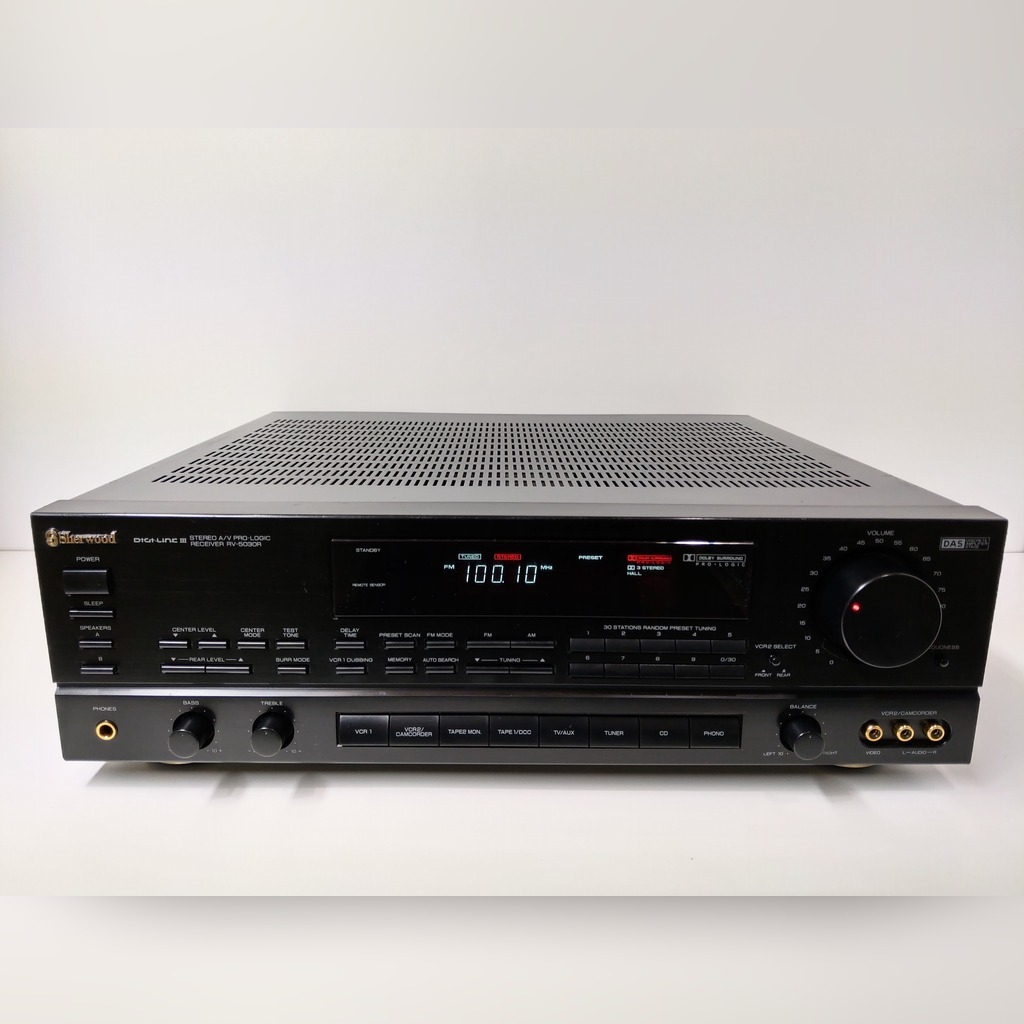 Amplituner Dolby S. Sherwood RV-5030R - 13259337443 - oficjalne archiwum Allegro