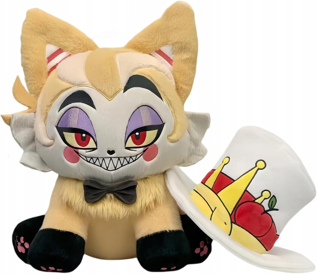 MASKOTKA HAZBIN HOTEL HELLUVA BOSS CREWMATE PLUSZ ZABAWKA - STOLAS MEOW ...