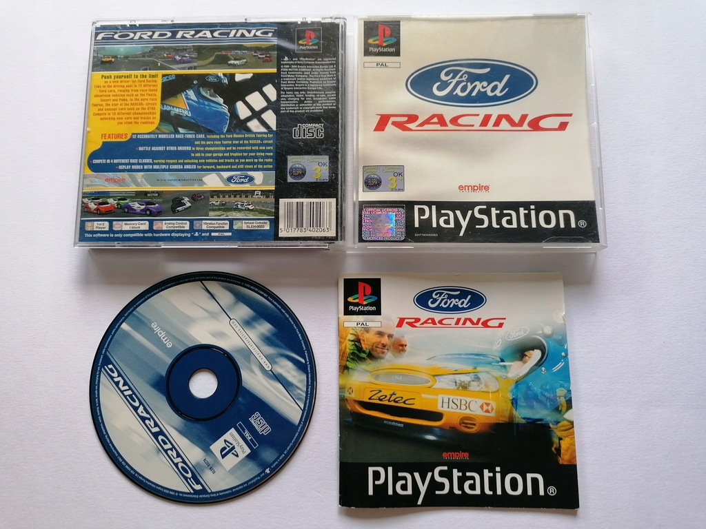 FORD RACING PSX PS1 - 11034377047 - oficjalne archiwum Allegro