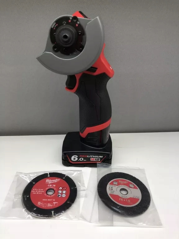 AKUMULATOROWA SZLIFIERKA KĄTOWA MILWAUKEE M12FCOT - 12543008884 ...