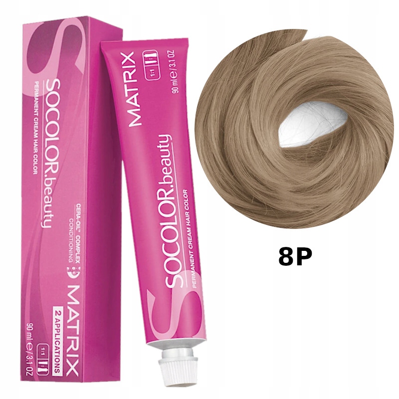 MATRIX SOCOLOR SO.COLOR FARBA DO WŁOSÓW 8P 90ML - 7478539878 ...