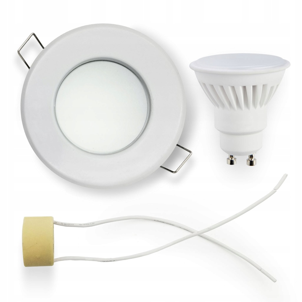 Oprawa Hermetyczna Oczko Halogen Zestaw + LED Kobi - 13266851080 - oficjalne archiwum Allegro
