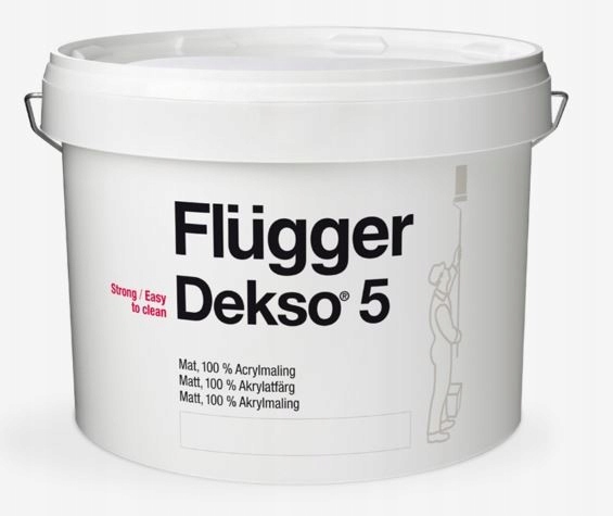 Flugger Dekso 5 Biała Ceramiczna 2,8L Czarny - 9824919982 - oficjalne archiwum Allegro