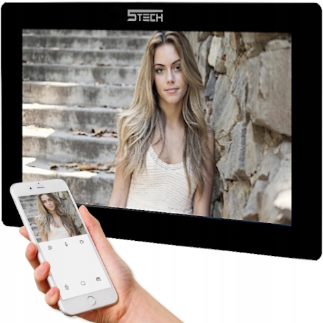 MONITOR WIDEODOMOFONU 5TECH VIRGO 2 ŻYŁOWY 7 CALI - 13120646951 - oficjalne archiwum Allegro