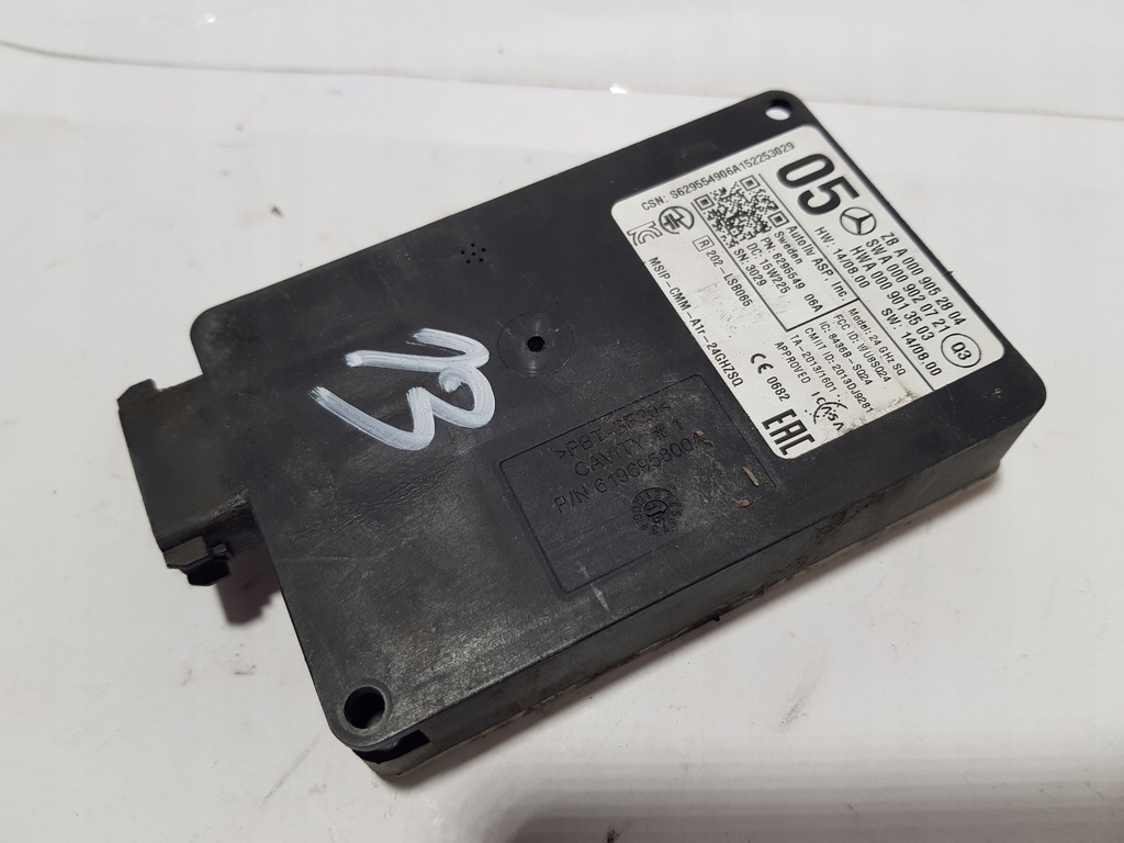 RADAR SENSOR DISTRONIC A0009052804 MERCEDES W204 W207 W212 W216 W218 ...