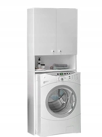 Купить ШКАФ НАД СТИРАЛЬНОЙ МАШИНОЙ В ВАННОЙ, БЕЛЫЙ 170x64,5x25 см ...
