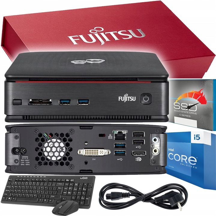 Komputer Fujitsu Q920 MICRO Tiny i5 8GB SSD DP W10 - 10494618463 ...