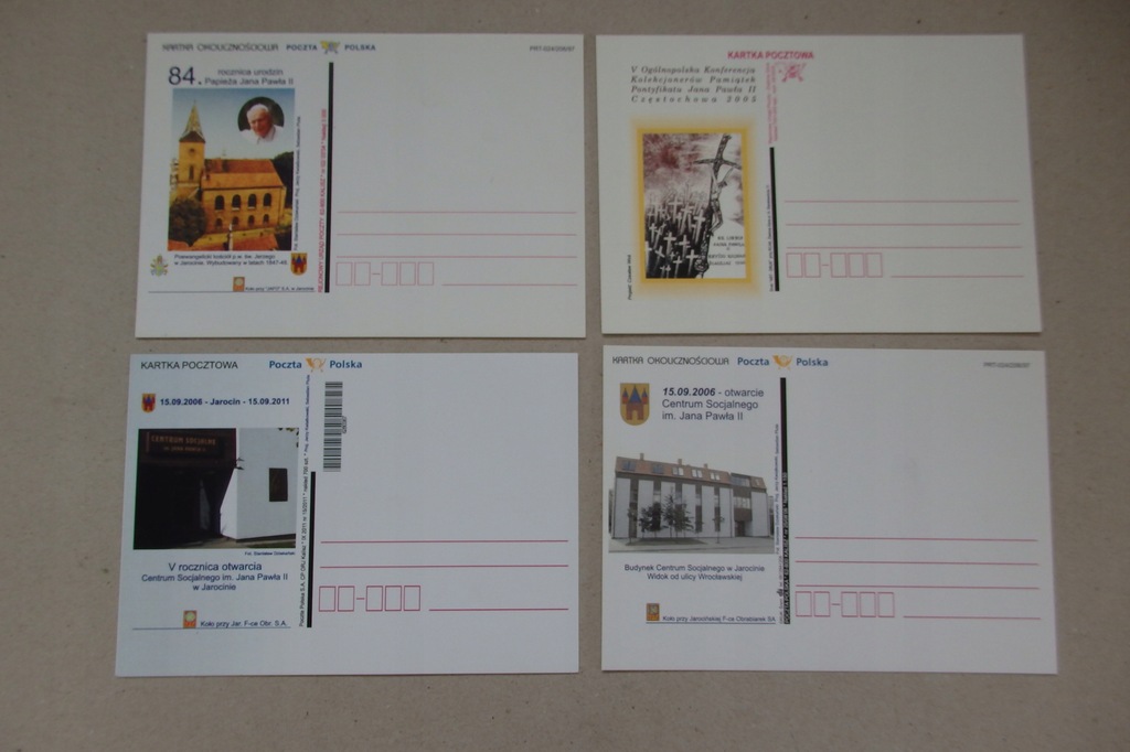 Zestaw kart pocztowych Jan Paweł II D9029 - 12800484844 - oficjalne ...