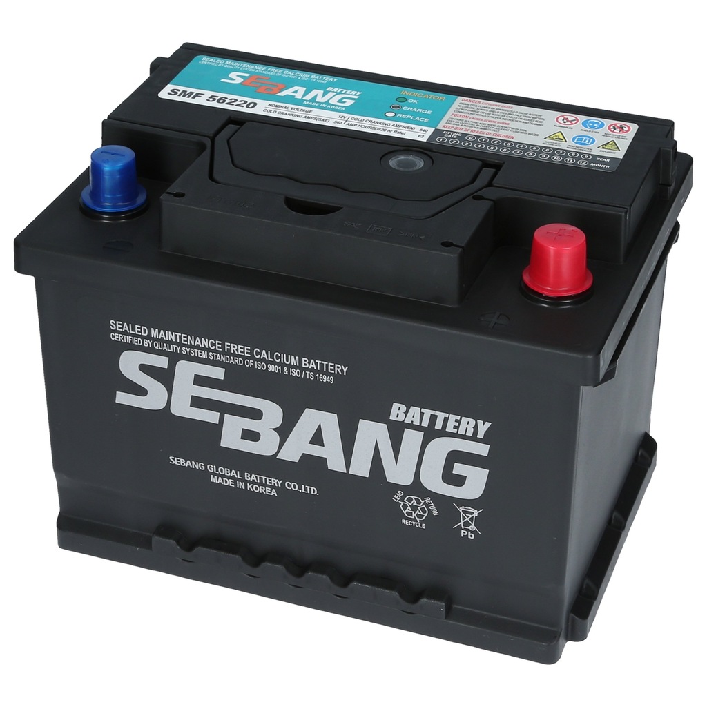 Akumulator SeBang 12V 50Ah 450A (EN) - 6895452182 - oficjalne archiwum Allegro