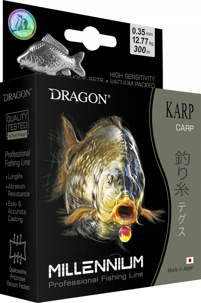 Żyłka DRAGON Millenium KARP 300m 0.25mm - 11230129329 - oficjalne archiwum Allegro