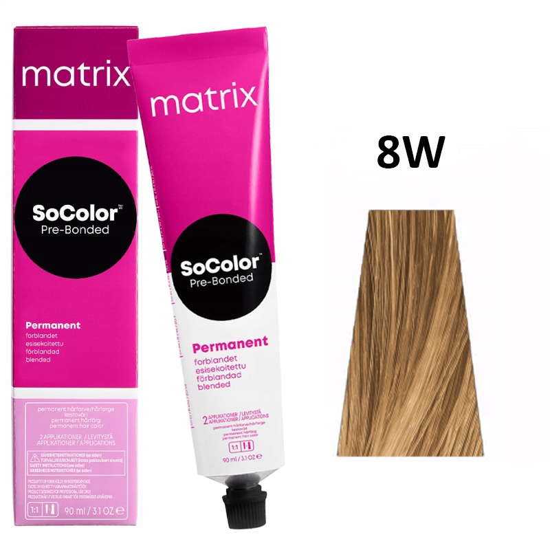 MATRIX SOCOLOR PRE-BONDED FARBA DO WŁOSÓW 8W 90ML - 12693666819 ...