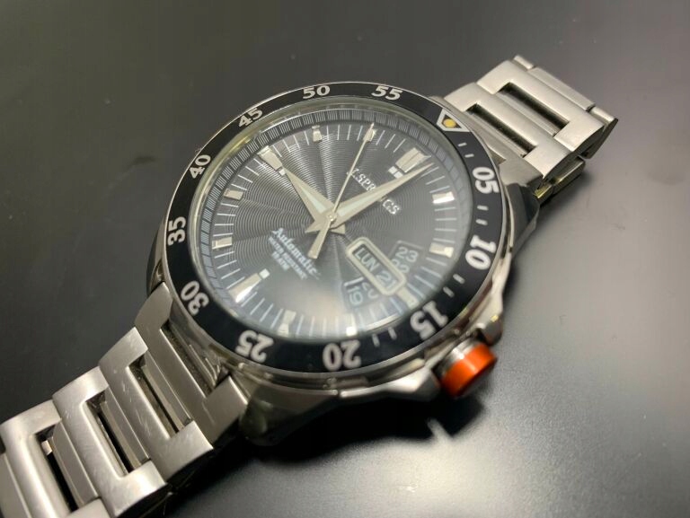 J.SPRINGS BY SEIKO AUTOMATIC BLACK DIAL100M BEB06 - 11597047874 ...