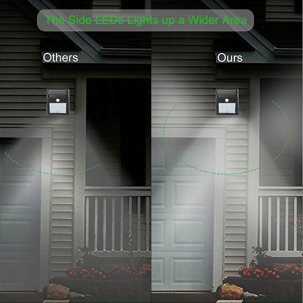 6-led Solar Power Pir Motion Sensor Kinkiet - 11104042075 - oficjalne archiwum Allegro