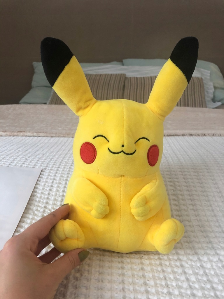Pikachu maskotka pluszak pokemony duży pokemon - 9778278920 - oficjalne ...
