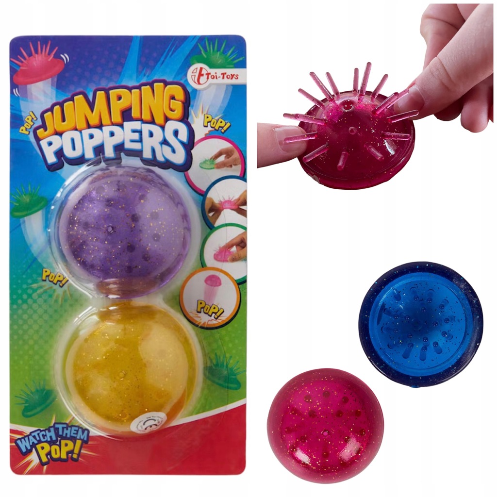 Skaczące meduzy Jumping Poppers ToiToys dla dzieci - 13124861724 ...