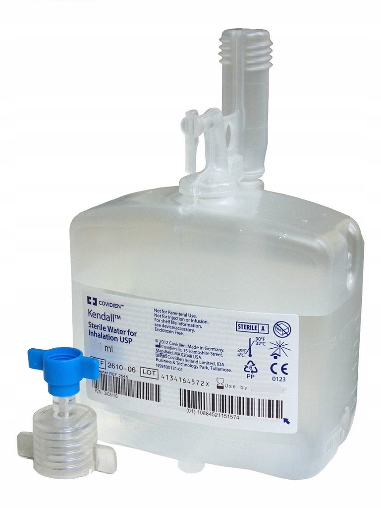 Woda do inhalacji Respiflo 500ml adaptor Covidien - 9217777007 ...