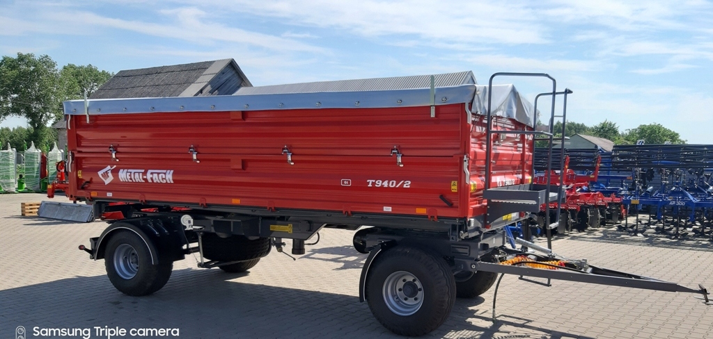 Przyczepa Rolnicza dwuosiowa Metal-Fach T940 5t 6t - 12757633763 - oficjalne archiwum Allegro