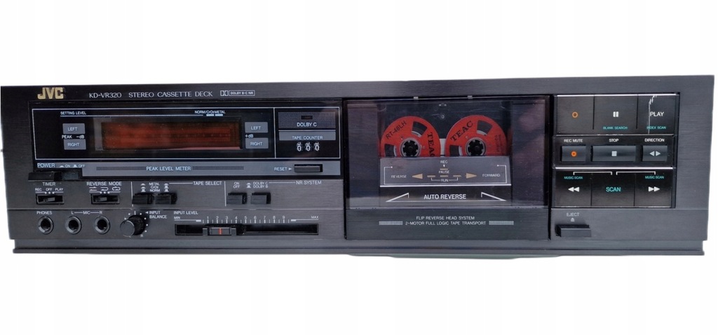 JVC KD VR 320 KD-VR320 magnetofon casette deck - 13468940108 - oficjalne archiwum Allegro
