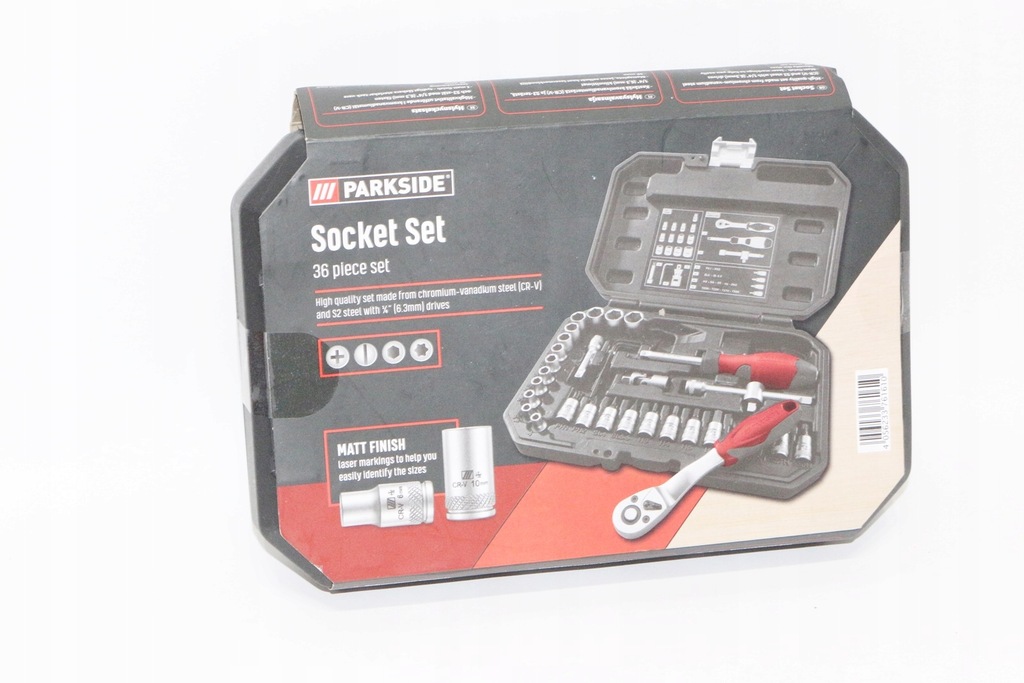 PARKSIDE ZESTAW KLUCZY NASADOWYCH SOCKET SET - 10176235176 - oficjalne ...