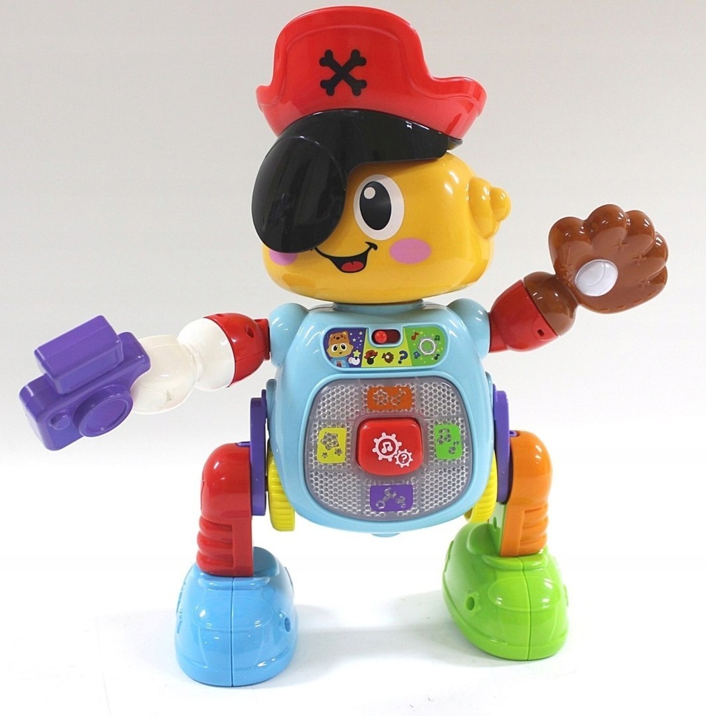 Vtech 190004 Interaktywny Robot Zabawny Bizzy 24H - 7639791539 ...