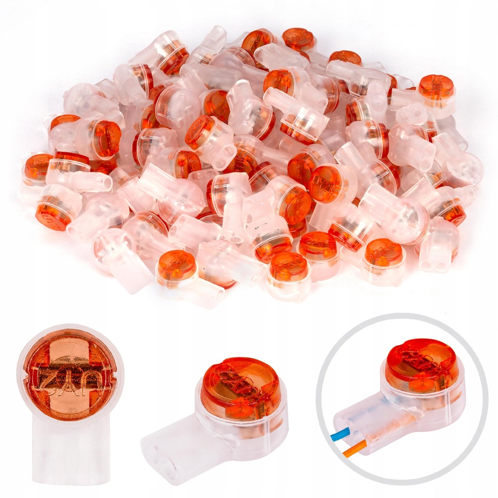 NEKU Szybkozłącze żelowe UY2 zacisk typu Scotchlok eton 0,4-0,9mm 100szt - 14912853691 ...