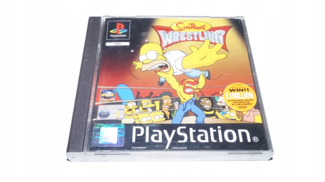 THE SIMPSONS WRESTLING PSX GRA BIJATYKA PS1 - 10724625188 - oficjalne ...