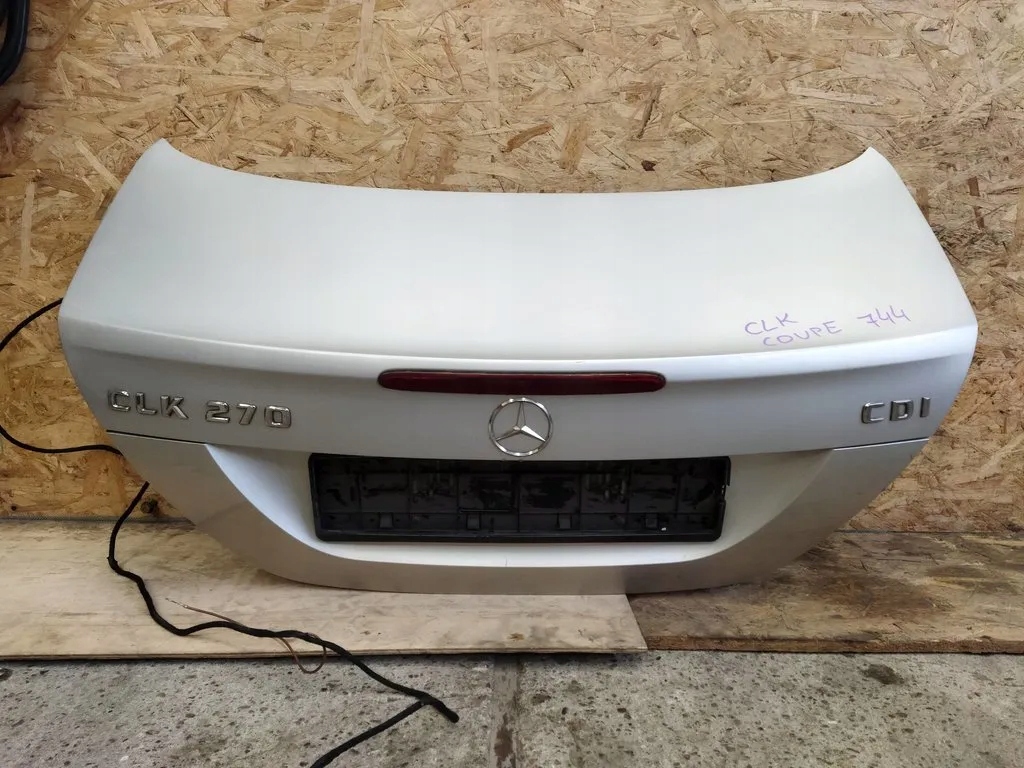Mercedes CLK W209 coupe klapa bagażnika C744 - 12956386871 - oficjalne ...
