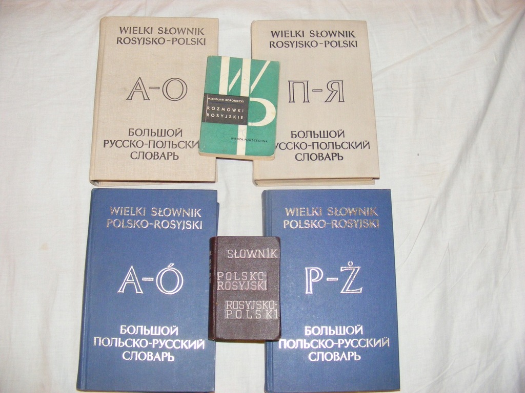 Wielkisłownik polsko rosyjski/rosyjsko polski+grat - 11612776591 - oficjalne archiwum Allegro