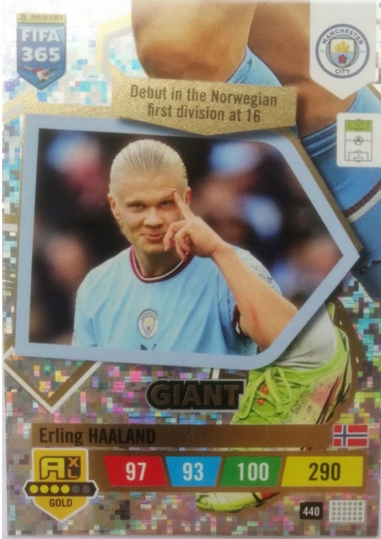 FIFA 365 2023 Panini -GIANT Haaland 440 - 13166925028 - oficjalne archiwum Allegro