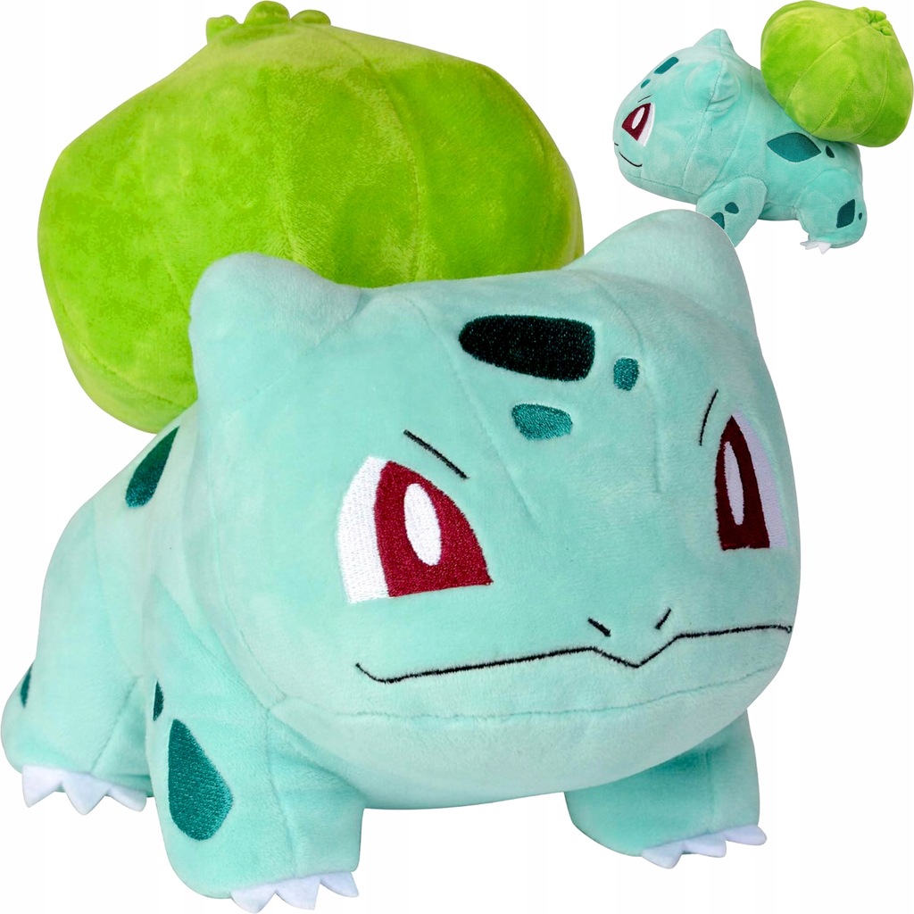 POKEMON PLUSZAK BULBASAUR BULBAZAUR PRZYTULANKA MIŚ MASKOTKA PLUSZOWA ...