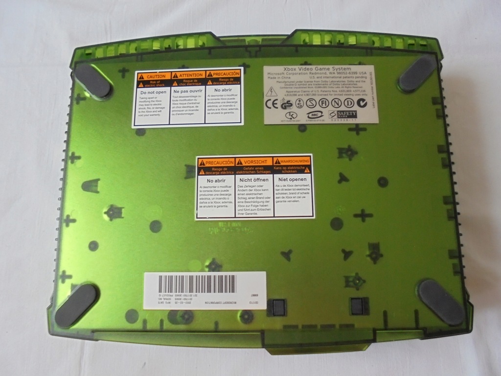 Xbox Classic Translucent Green konsola unikat - 10636129913 - oficjalne ...