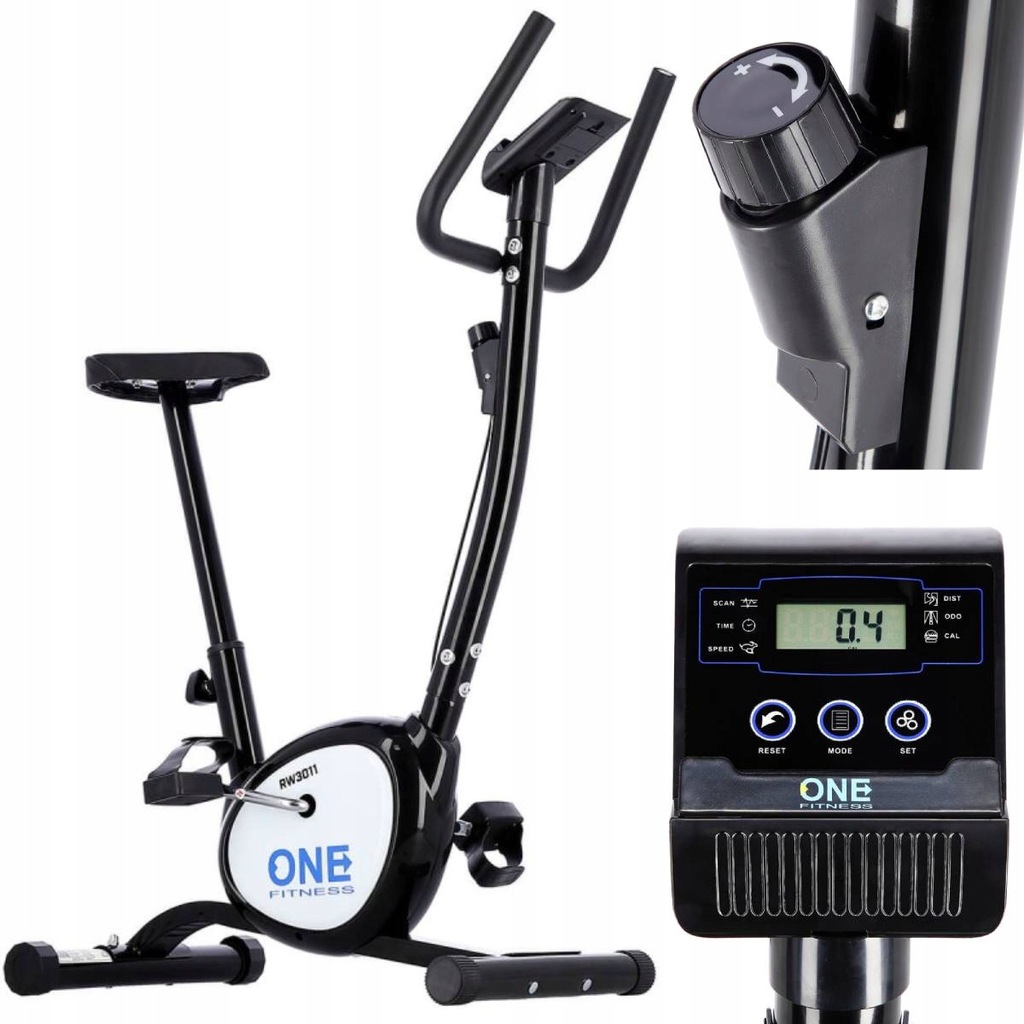 ROWEREK STACJONARNY PIONOWY TRENINGOWY MECHANICZNY DOMOWY ONE FITNESS ...