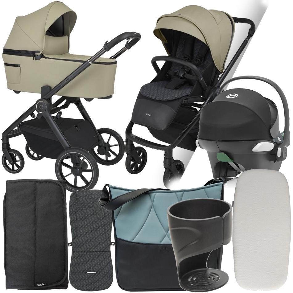 WÓZEK 3W1 ESPIRO YOGA 15 NATURE TOUCH VOICE I CYBEX ATON B2 - 15511308975 - oficjalne archiwum ...