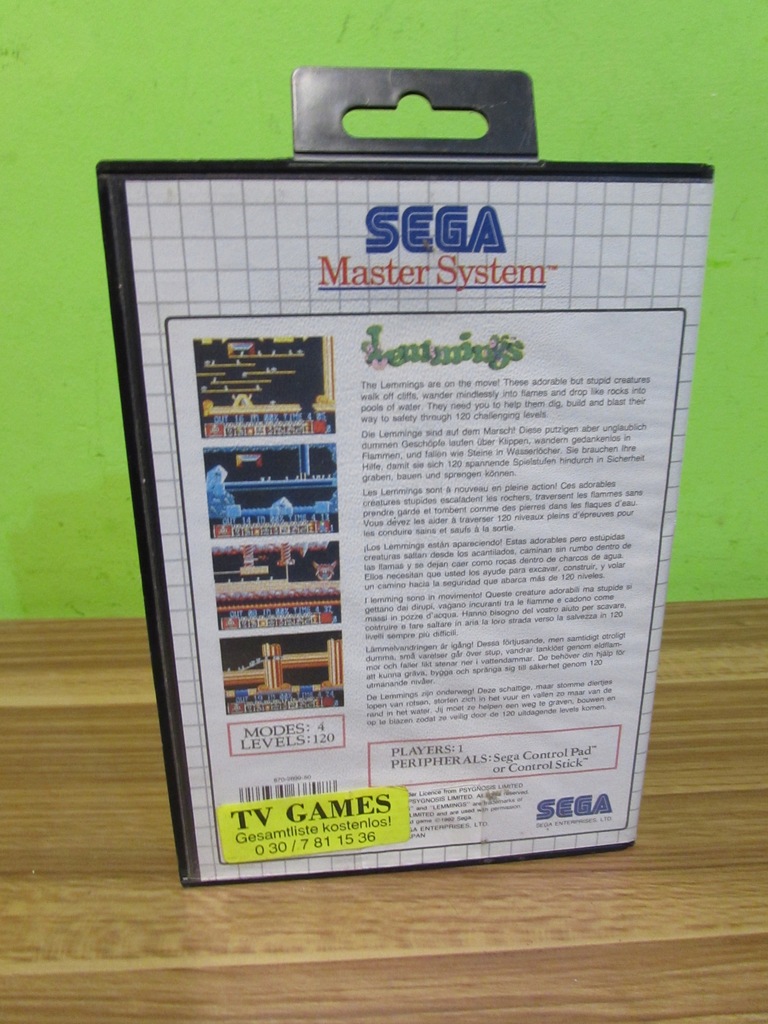 Купить Лемминги - SEGA MASTER SYSTEM BOX: отзывы, фото и характеристики ...