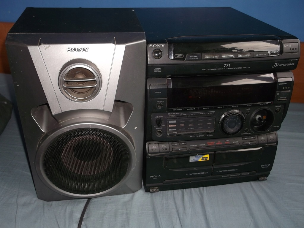 WIEŻA SONY HCD-H771 + kolumna - 12624499972 - oficjalne archiwum Allegro