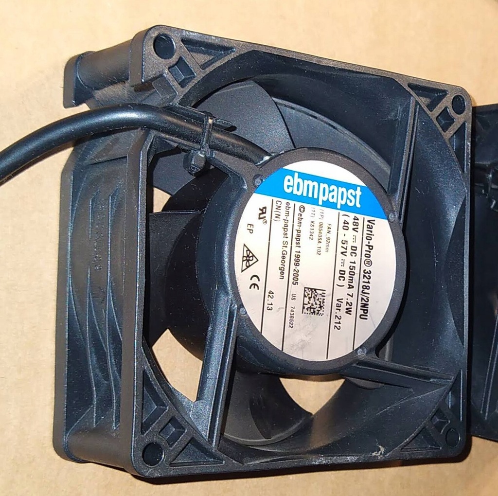 Wentylator osiowy EBM Papst 3218J/2NPU 48V - 11380485658 - oficjalne archiwum Allegro