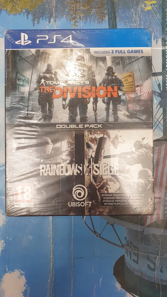 PS4 Rainbow Six Siege + The Division DoublePack PL - 14087086236 ...