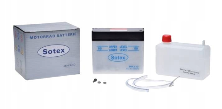 Akumulator 6n4,5-D 6v 4,5ah Sotex Simson Kr51 Mot - 13928357829 ...