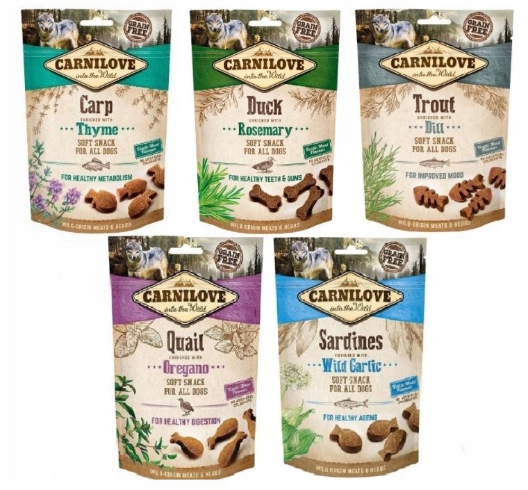CARNILOVE Snack mix 5x200g PRZYSMAK dla PSA - 10845644981 - oficjalne ...