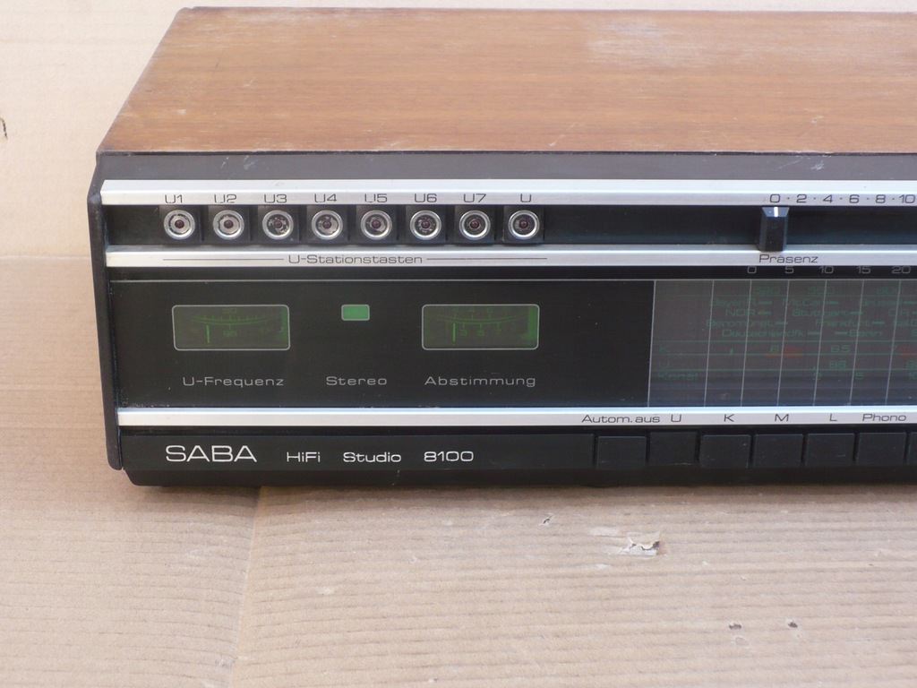 AMPLITUNER SABA HIFI STUDIO 8100 - 13249177773 - oficjalne archiwum Allegro