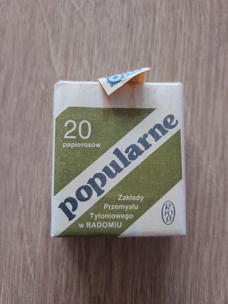 Papierosy POPULARNE '89 PRL, Radom - 11767094110 - oficjalne archiwum ...