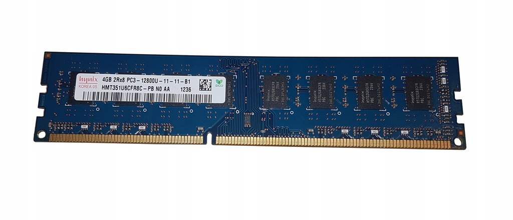 HYNIX 4GB 2Rx8 PC3-12800U-11-11 - 13849762422 - oficjalne archiwum Allegro